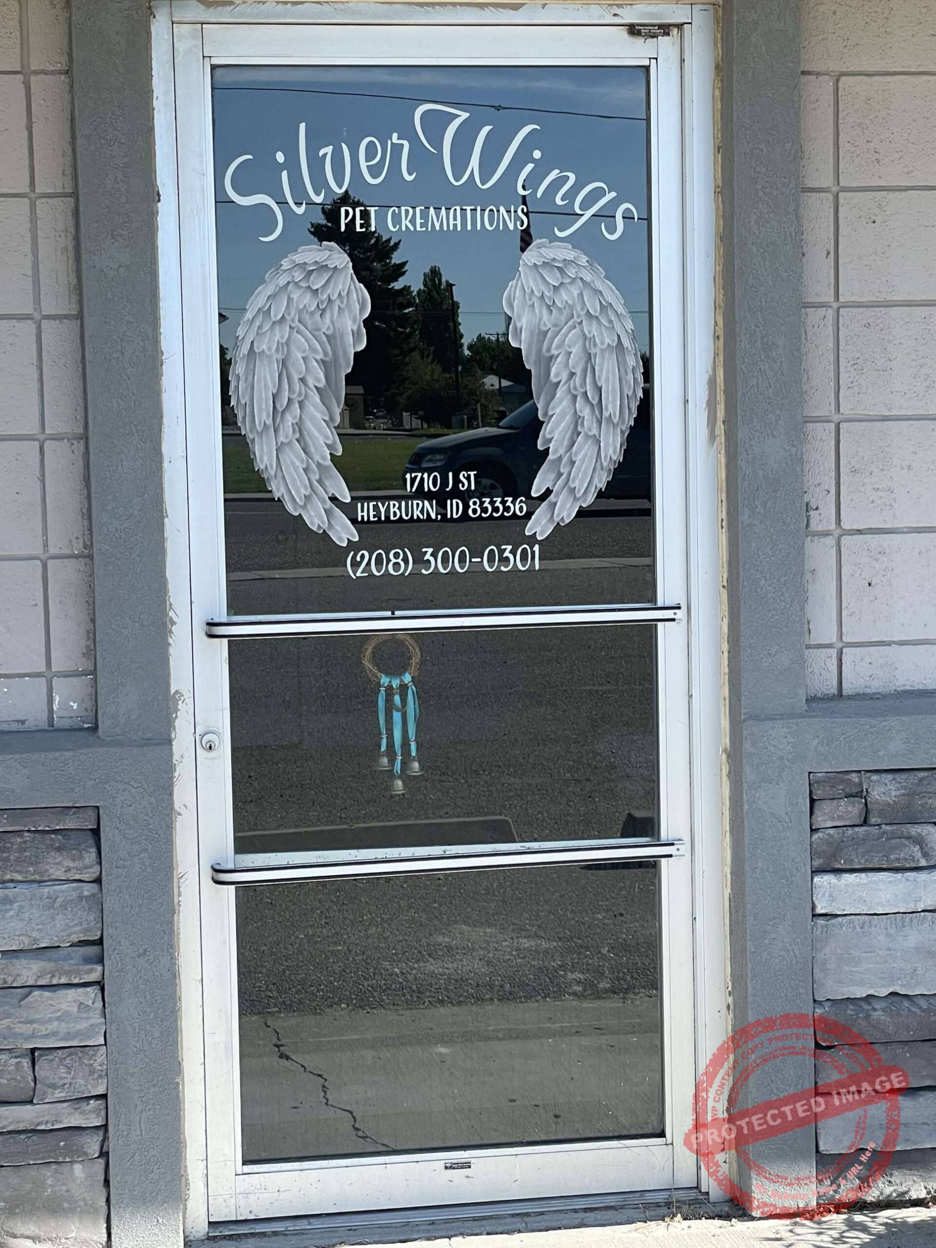 Custom Window/Door Decal - Heart to Heart Engravings