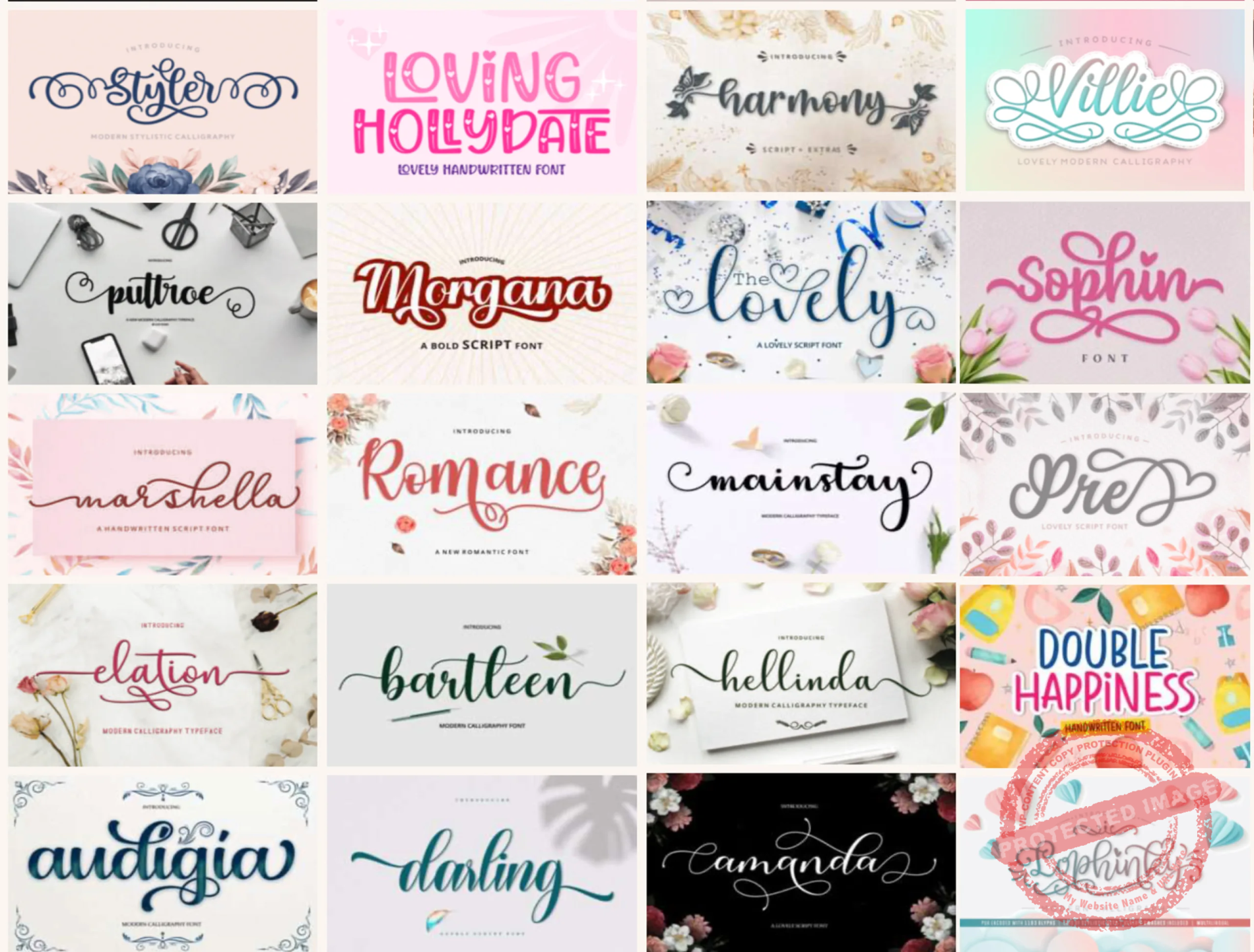 Creative Fonts - Heart to Heart Engravings